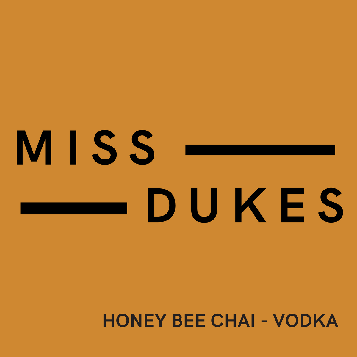 Miss Dukes 'Honey Bee Chai' Vodka (500ml) – MCD & VCD Online Wine Shop